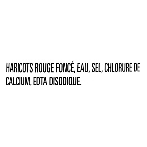 Haricots rouge foncé dans l’eau, 540 ml | Compliments.ca