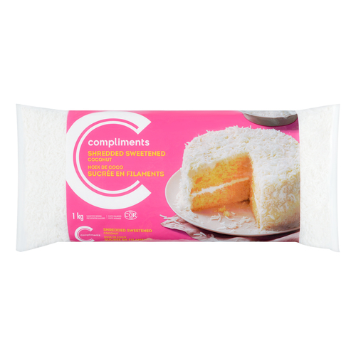 Noix de coco sucrée en filaments, 1 kg | Compliments.ca