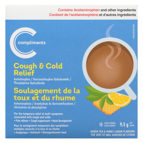 Cough & Cold Relief Tabs 10 EA | Compliments.ca